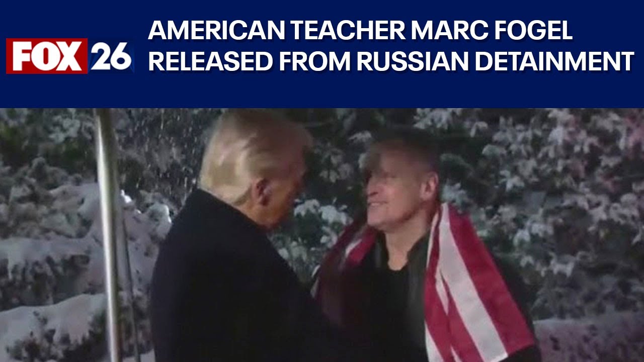 U.S. teacher Marc Fogel released from Russian detainment - YouTube