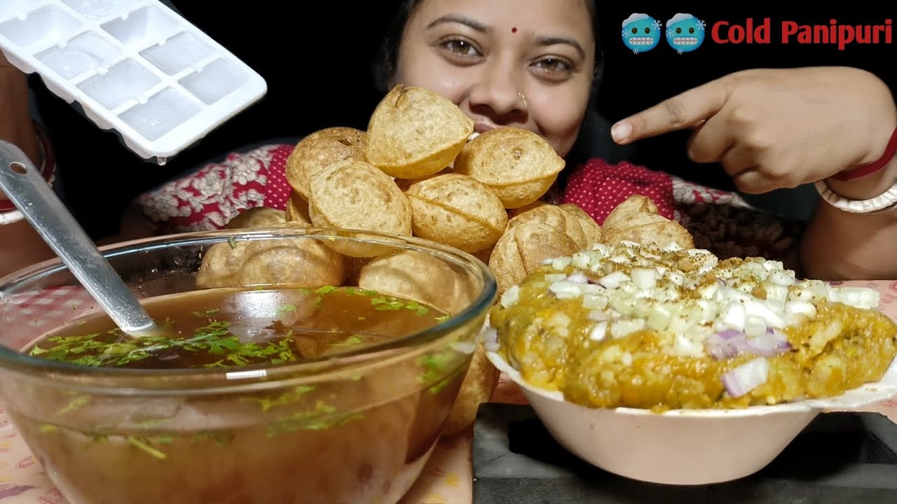PANIPURI EATING CHALLENGE, FUCHKA EATING SHOW, ASMR EATING, MUKBANG ...