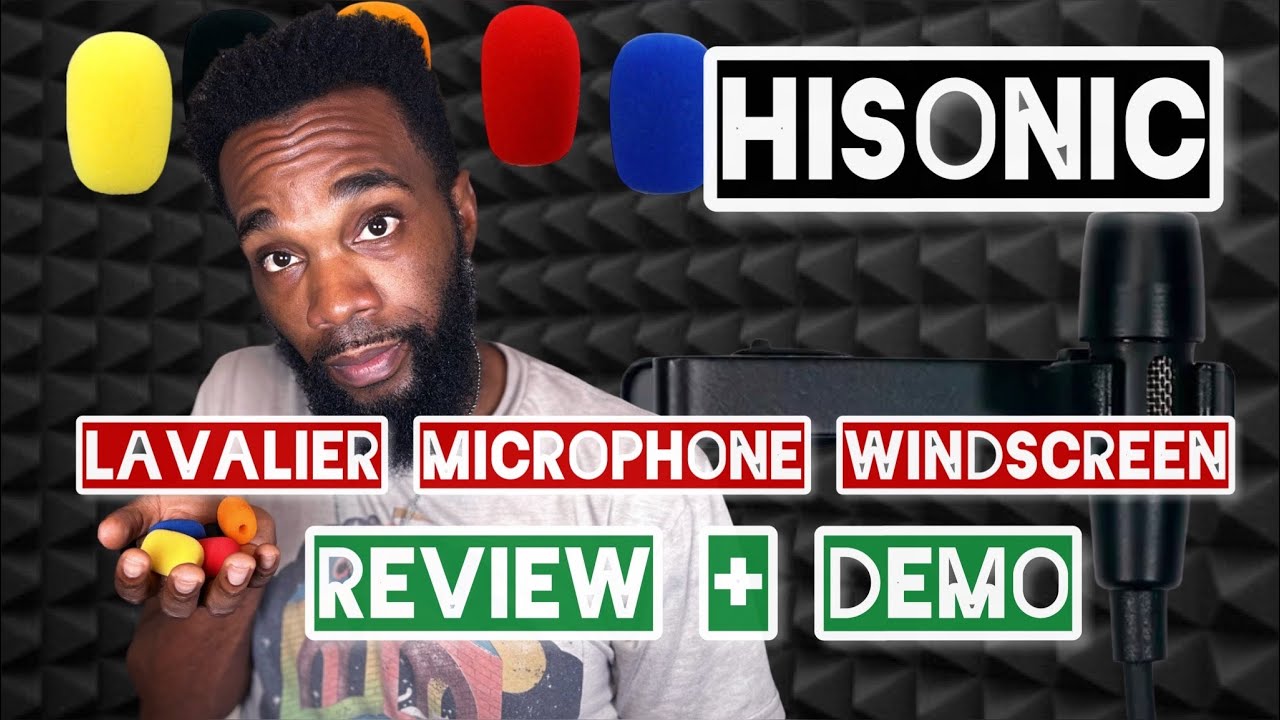 Hisonic Lavalier Microphone Windscreen 5 pack Review + Demo - YouTube