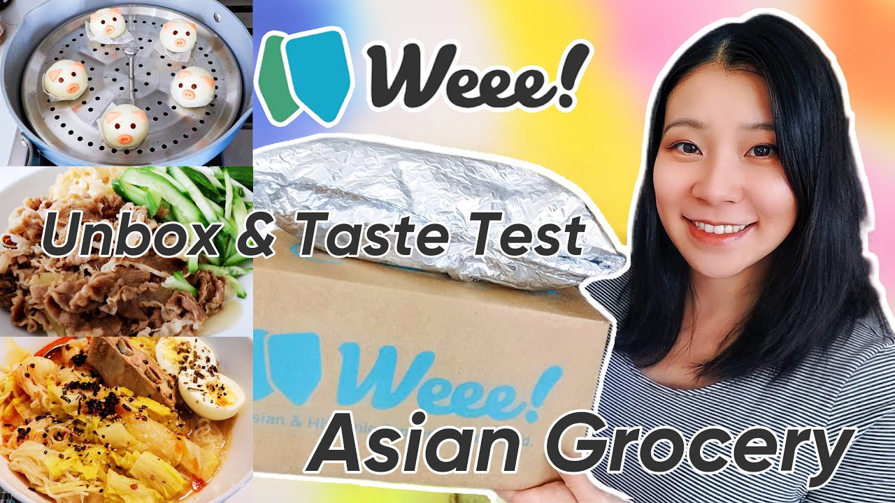 Weee asian grocery unboxing & taste test! Beef don, Custard pig bun ...