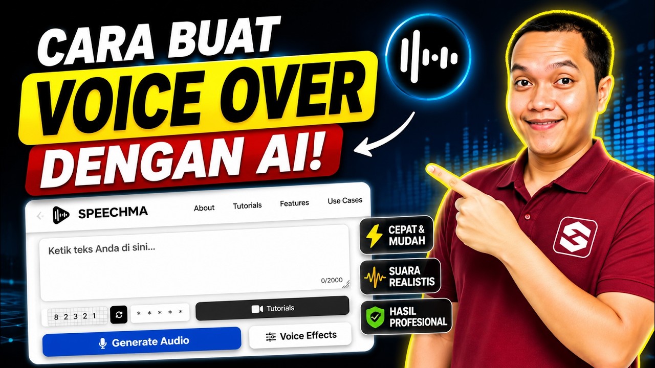 Cara Mudah Membuat Voice Over Dengan Bantuan AI - YouTube