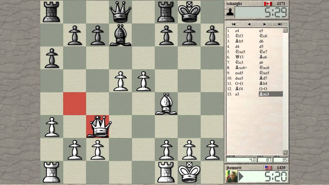 Blitz chess with live commentary #521: Ruy Lopez - Old Steinitz defense ...