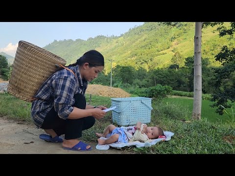 Zavallı bekar anne, 4 aylık kız bebeğini derin ormanda kurtardı