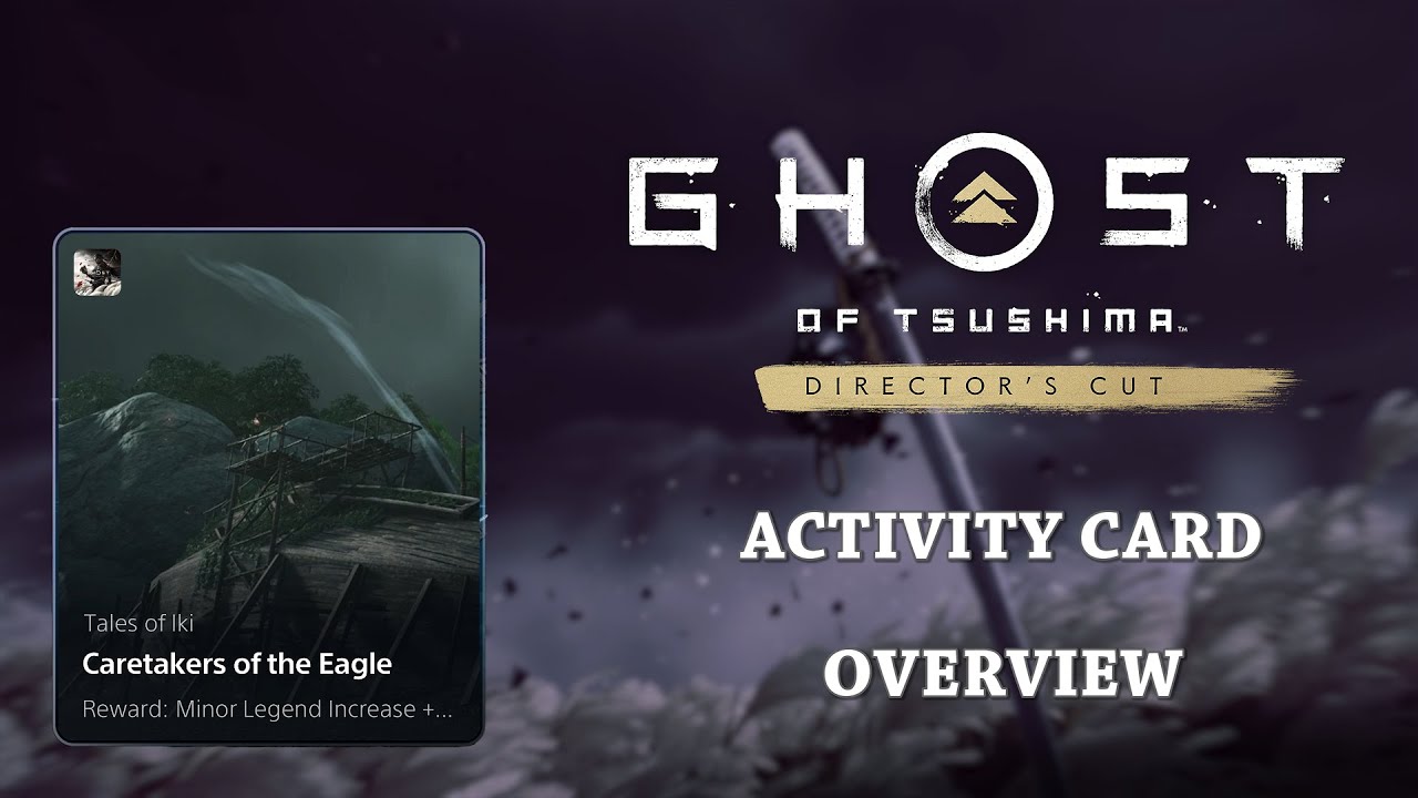 Ghost of Tsushima PS5 - Activity Cards Overview - YouTube