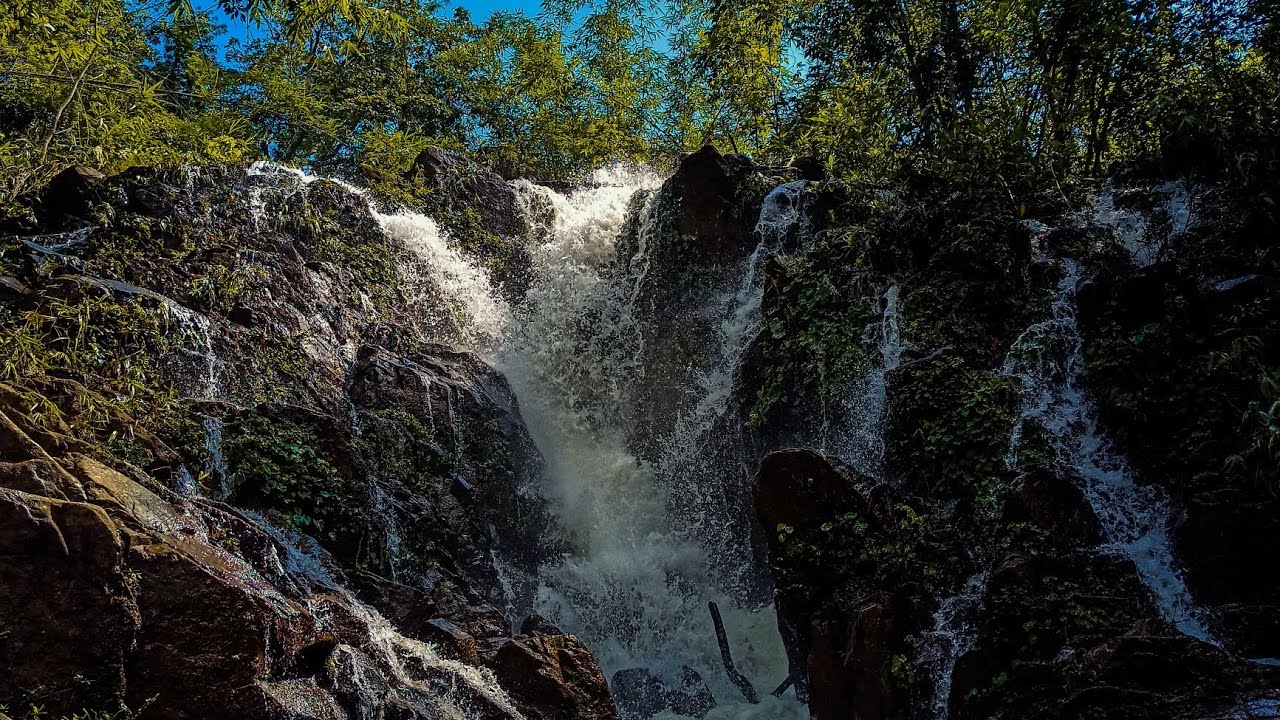 Tasek waterfalls Songsak East Garo hills - YouTube