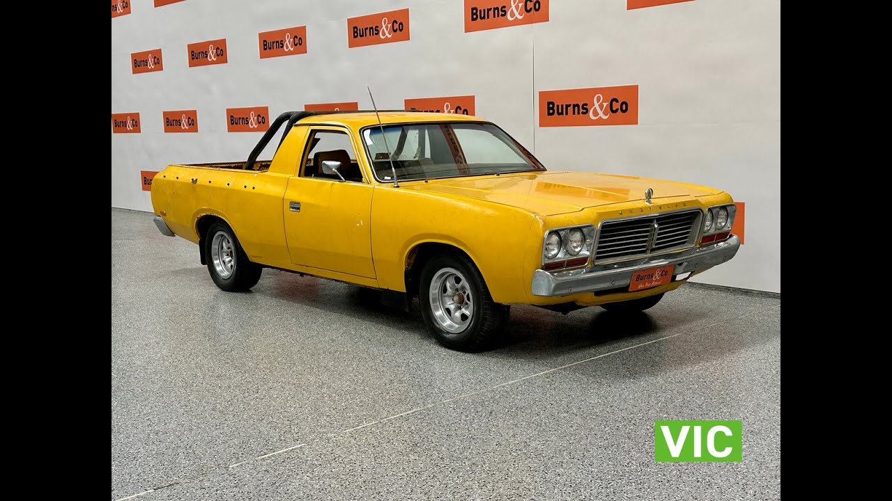 1977 Chrysler Valiant CL Utility - YouTube