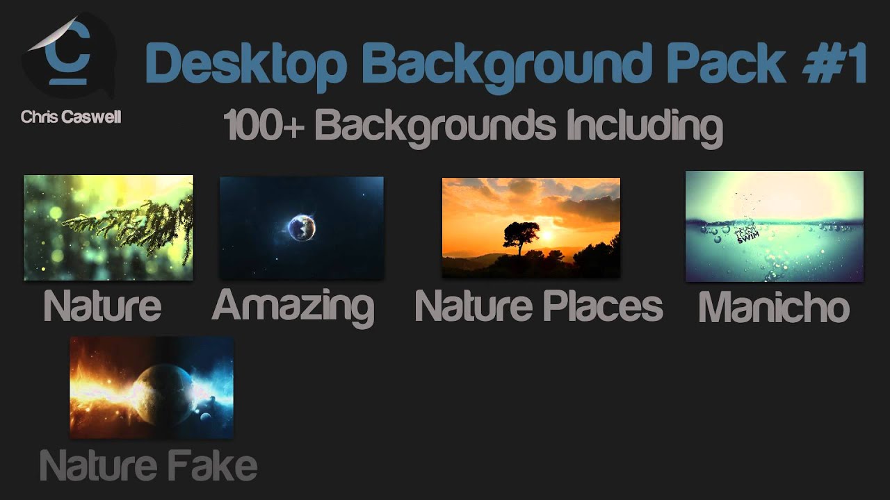 FREE Desktop Background Pack #1 | By Chris11Caz - YouTube