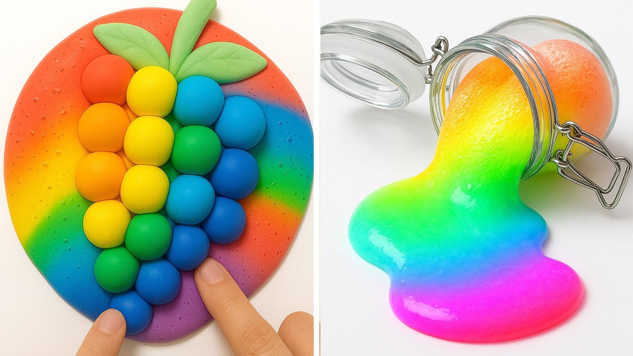 Oddly Satisfying Slime for Sleeping & Studying – 12-Hour ASMR Loop - YouTube