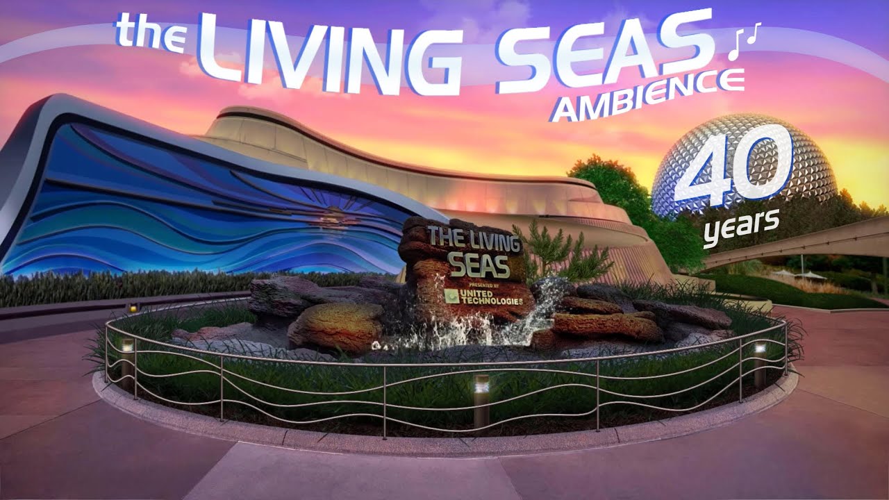 Epcot '86 The Living Seas Animated Music Loop | Pavilion Theme - YouTube