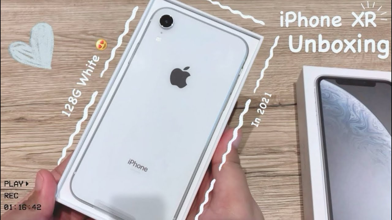 Iphone XR white unboxing | Indonesia - YouTube