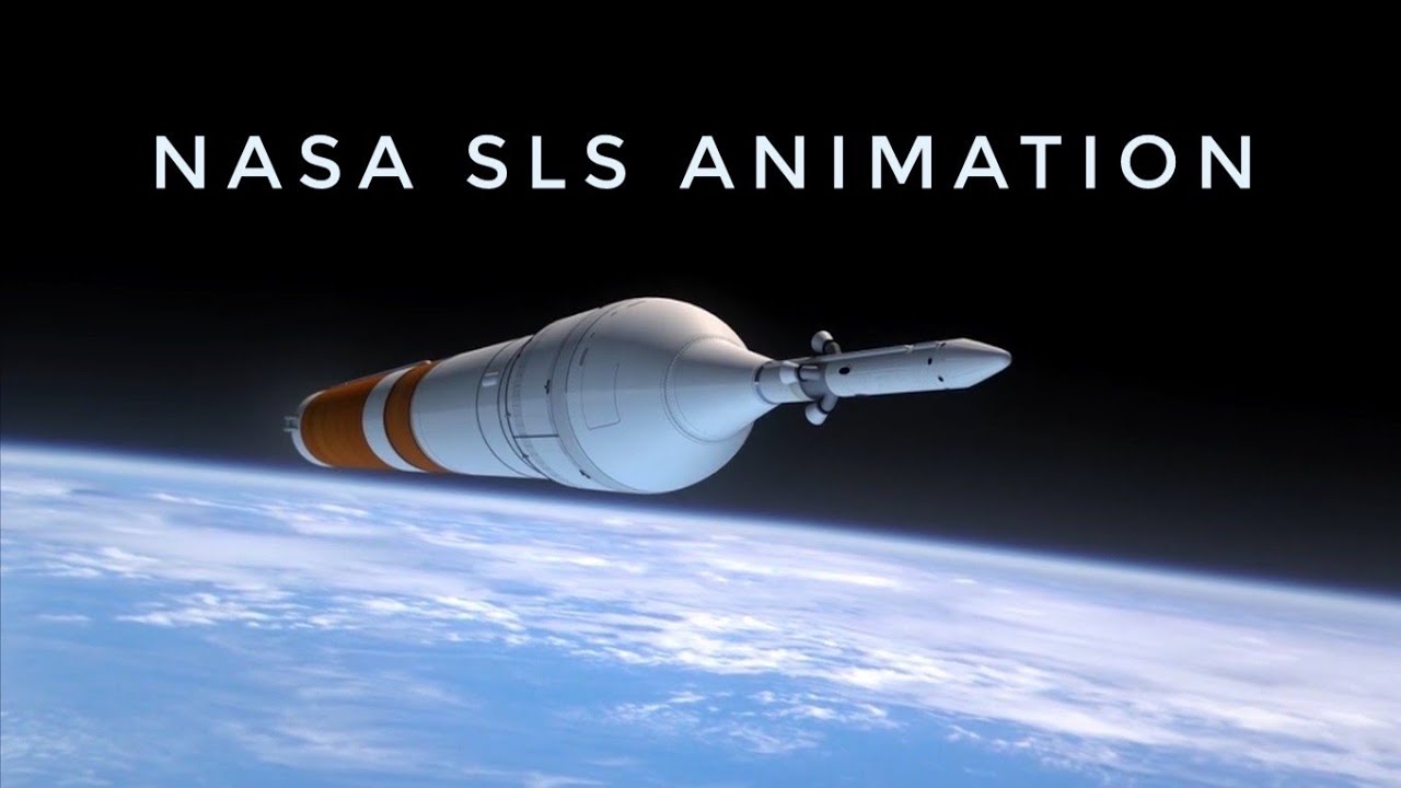NASA SLS Animation (back to the moon) - Information Emitter - YouTube