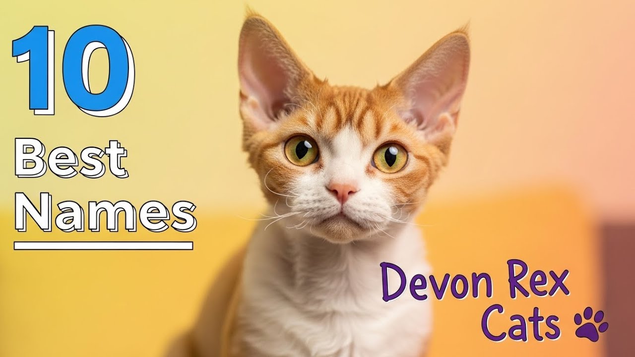 10 Best Names for Devon Rex Cats😻 - YouTube