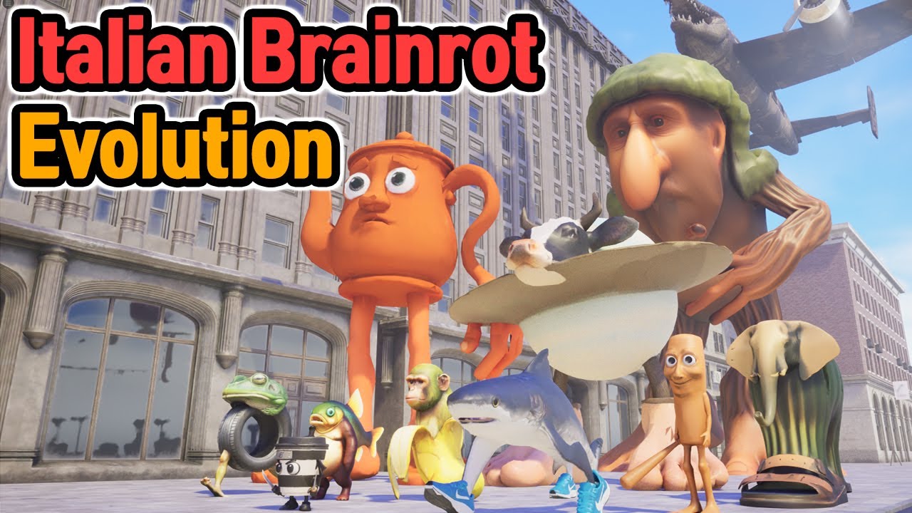 Italian Brainrot of Evolution 3D (Tralalero Tralala) - YouTube