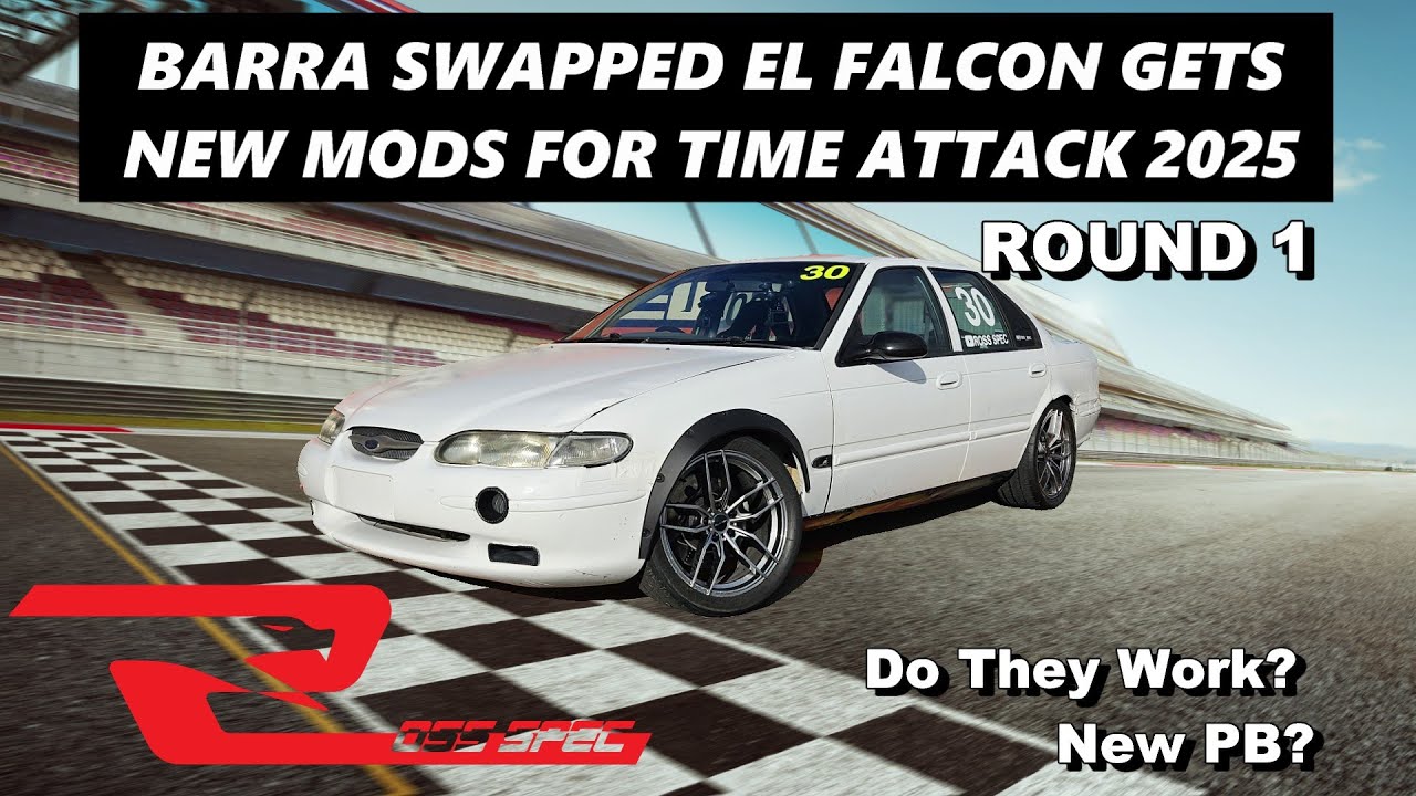 Barra-Swapped EL Falcon Gets New Mods for Time Attack 2025 – Do They ...