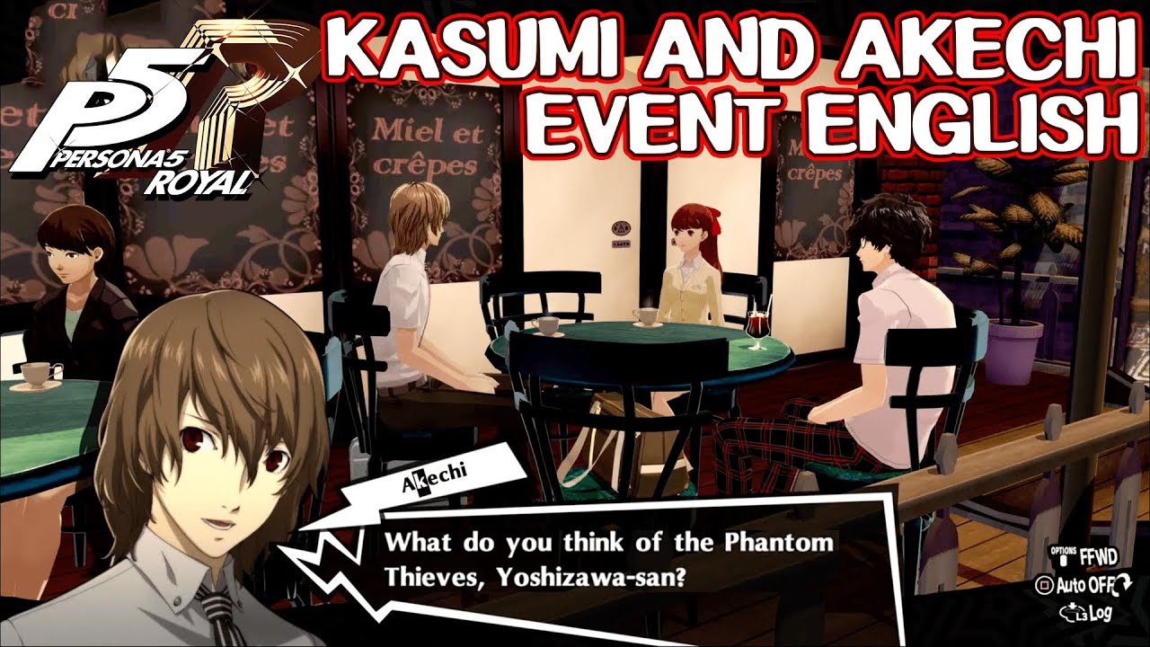 Kasumi and Akechi Terrace event- Persona 5 Royal - YouTube