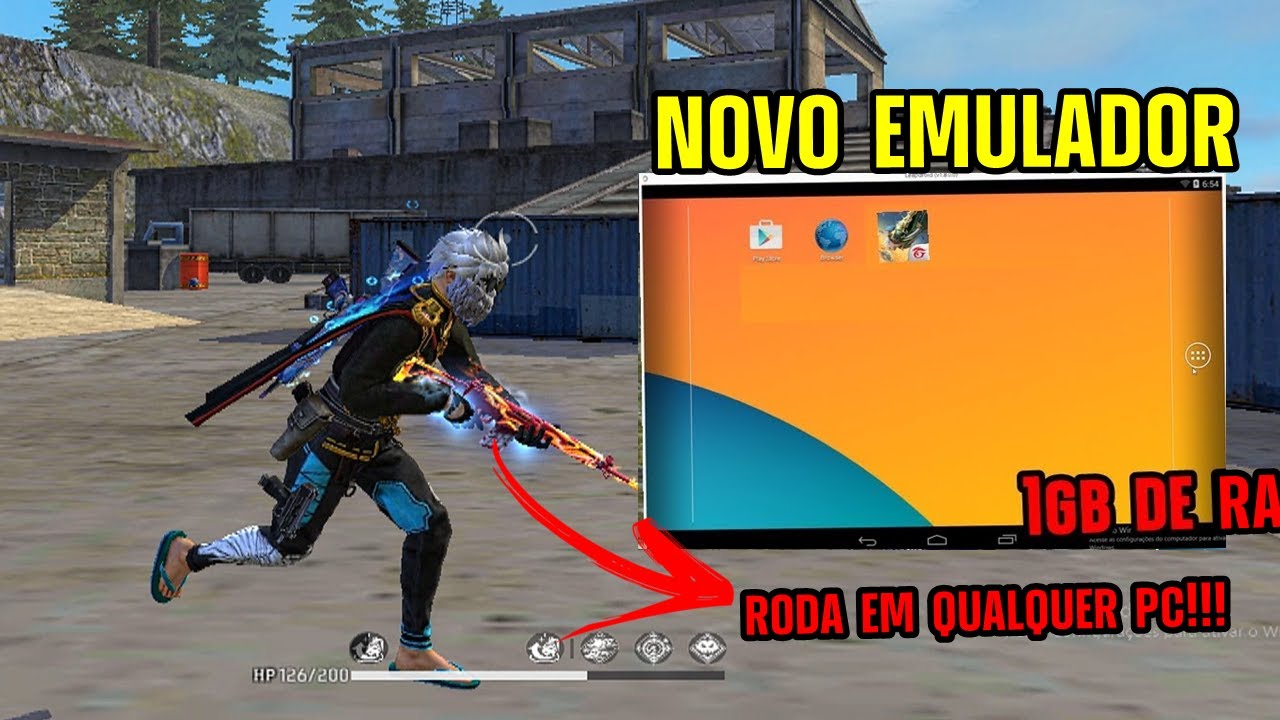 O UNICO EMULADOR QUE RODA EM PC SUPER FRACO 1GB SEM PLACA DE VIDEO 32 E ...