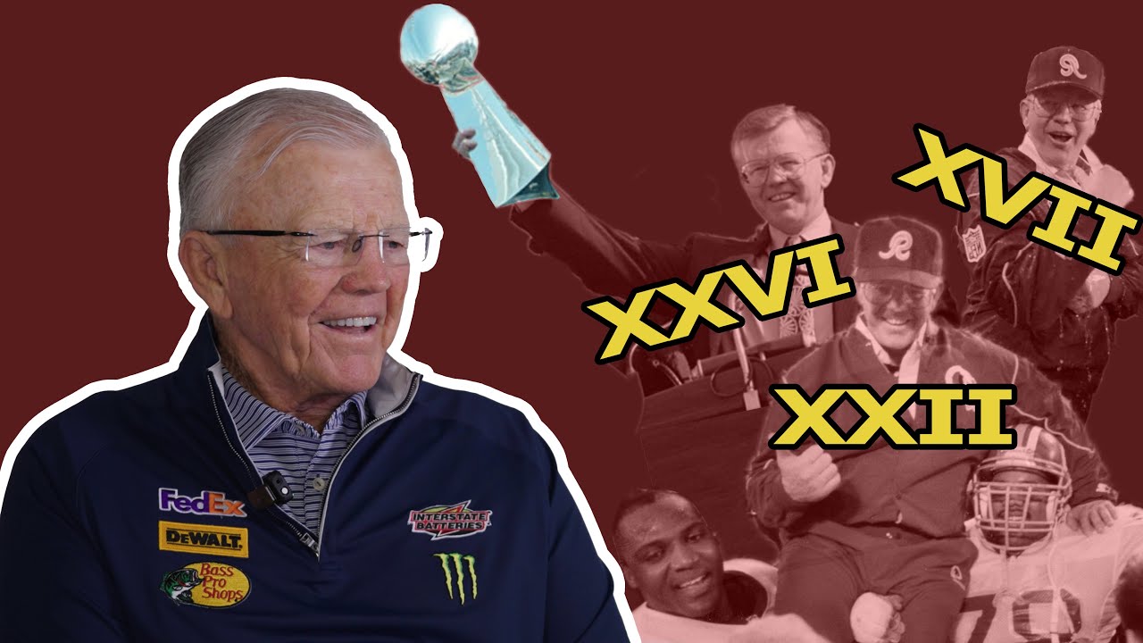 Coach Joe Gibbs Breaks Down His Super Bowl Wins - YouTube