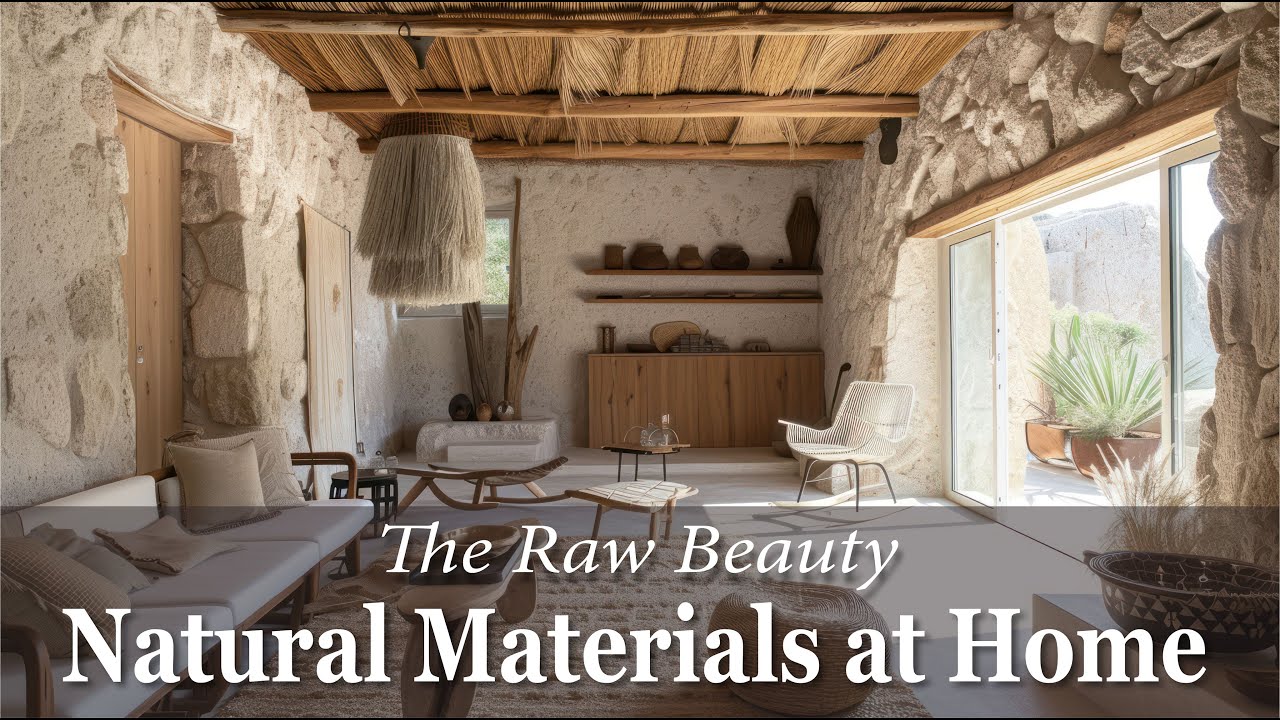 Raw Beauty: Unveiling the Power of Natural Materials at Home Interior ...