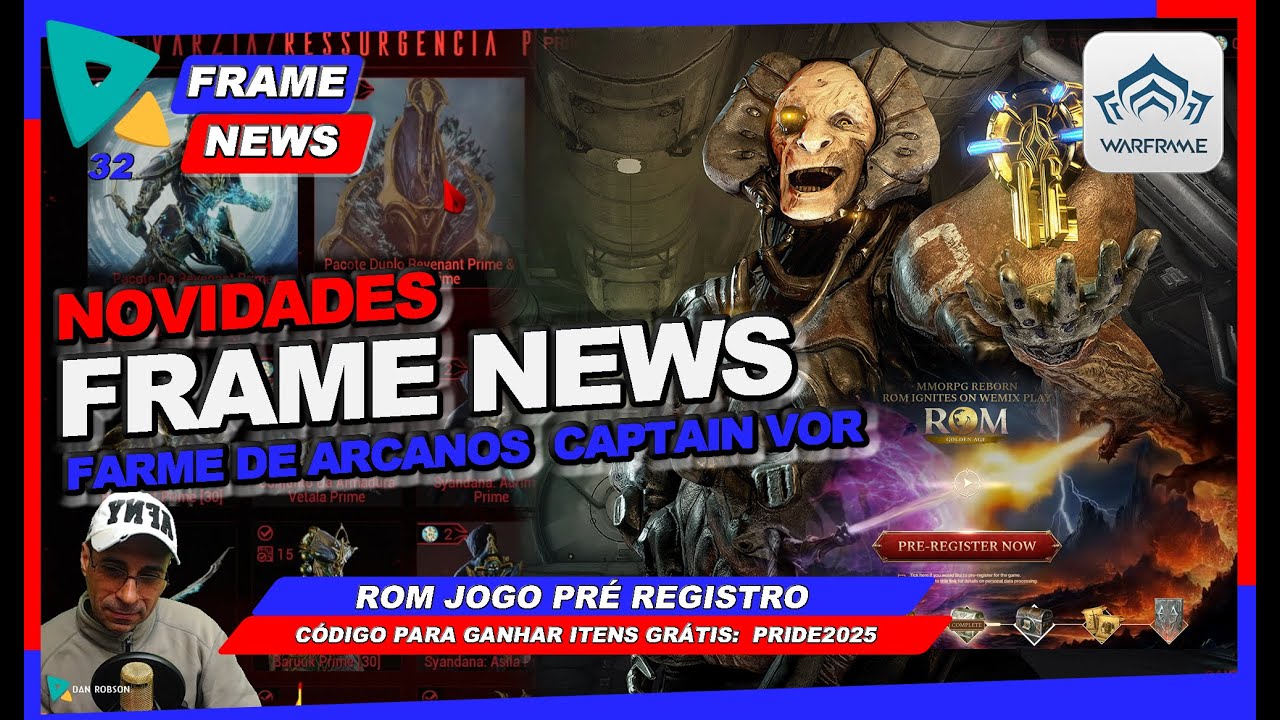 WARFRAME - FRAME NEWS 33 - NOVIDADES DO WARFRAME - Captain Vor Rework ...