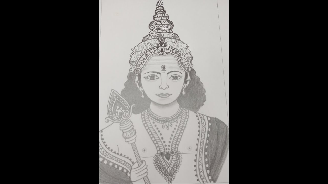 Murugan drawing|Vaigasi visagam Special|Lord Murugan|Tamil Kadavul ...