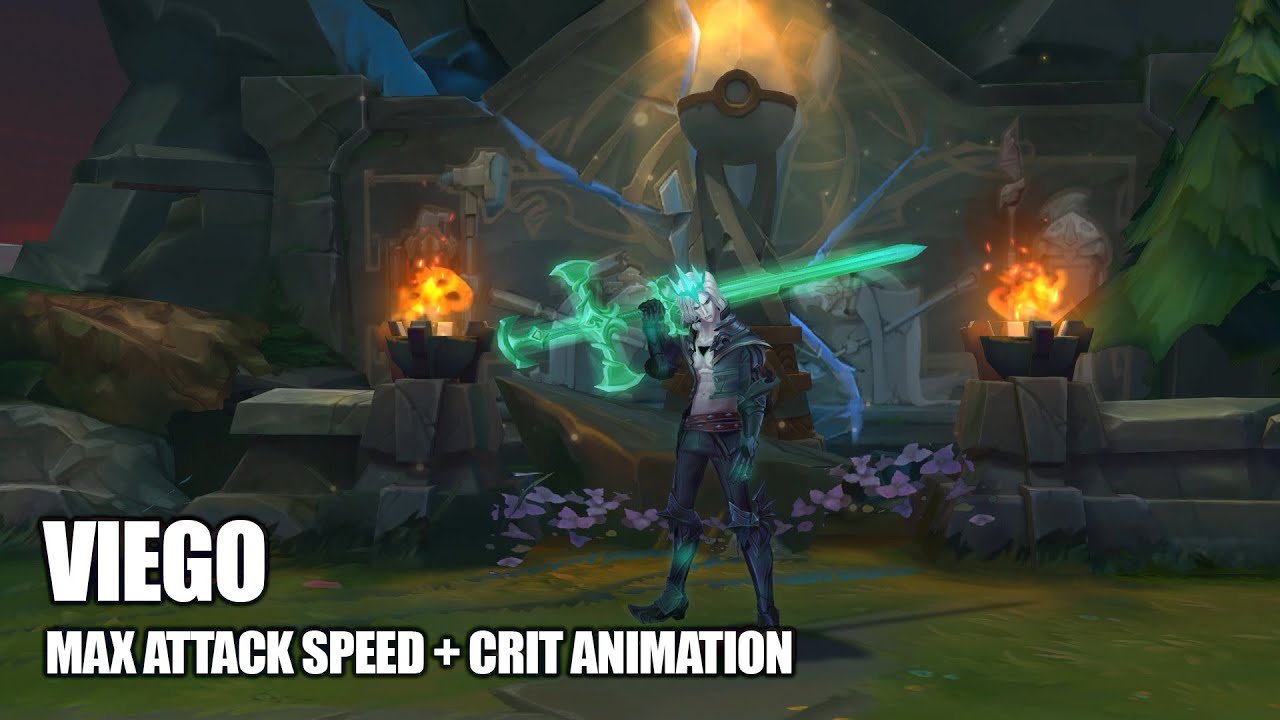 Viego - Max Attack Speed + Crit Animation - YouTube