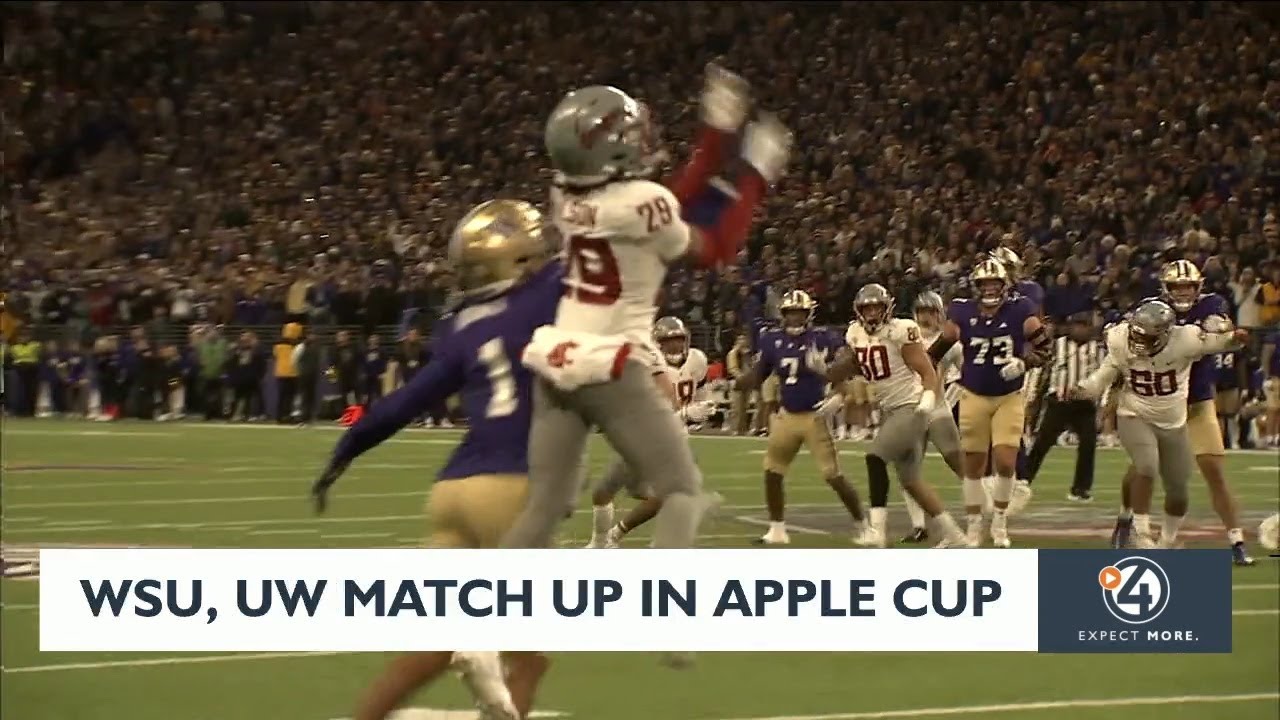 WSU, UW match up in Apple Cup - YouTube