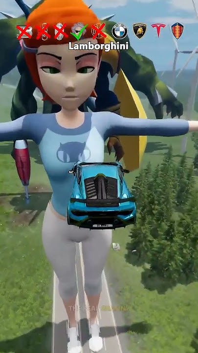 Random Cars vs Ben 10 Characters 😂BeamNG.Drive #shorts #beamngdrive - YouTube