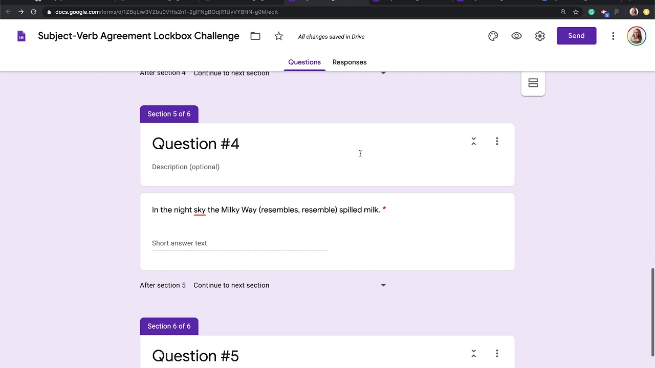 StudySync: Create a Google Form Lockbox for Grammar Review - YouTube