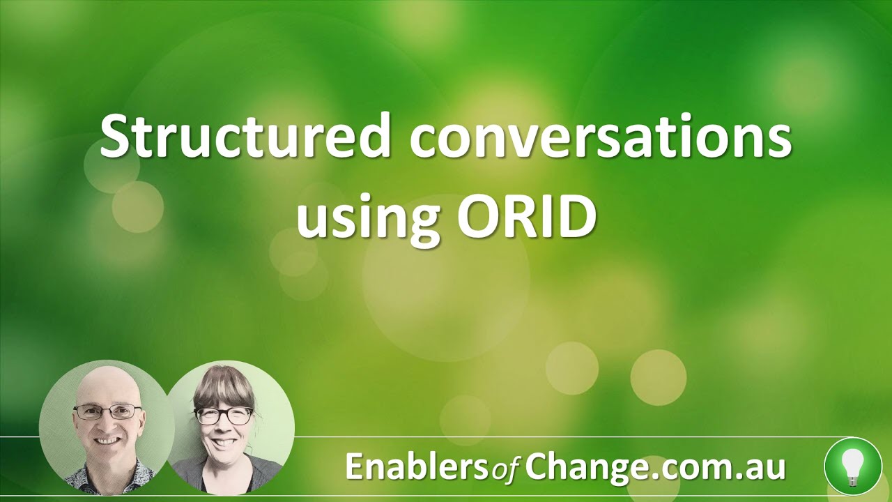 Structured conversations using ORID - YouTube