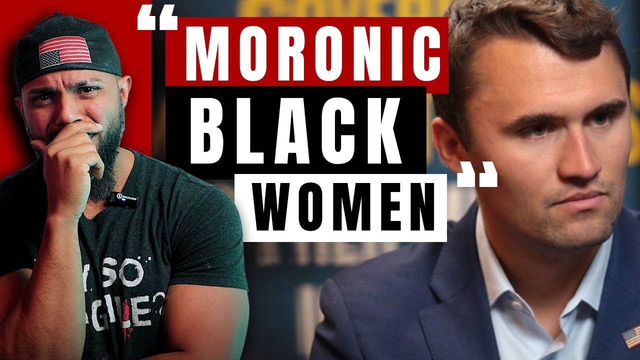 Charlie Kirk calls Black Women moronic - YouTube
