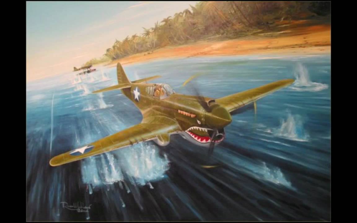 Aviation Art - P-40 Warhawk - YouTube