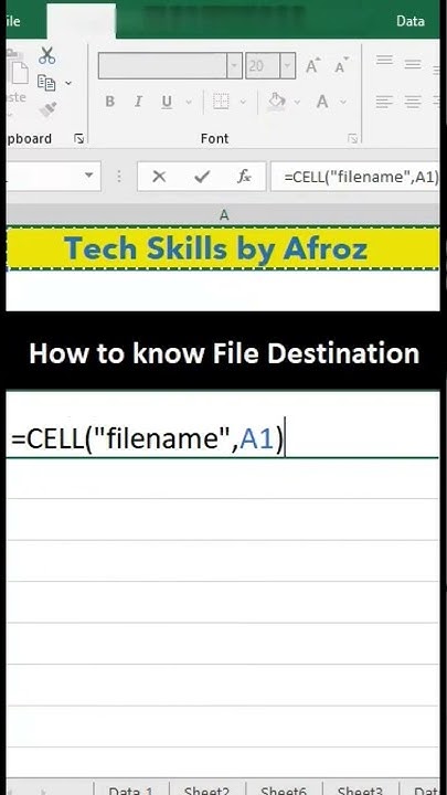 How to know Excel file Location | Find Excel File location by Shortcut | #excel #shorts #youtube ...
