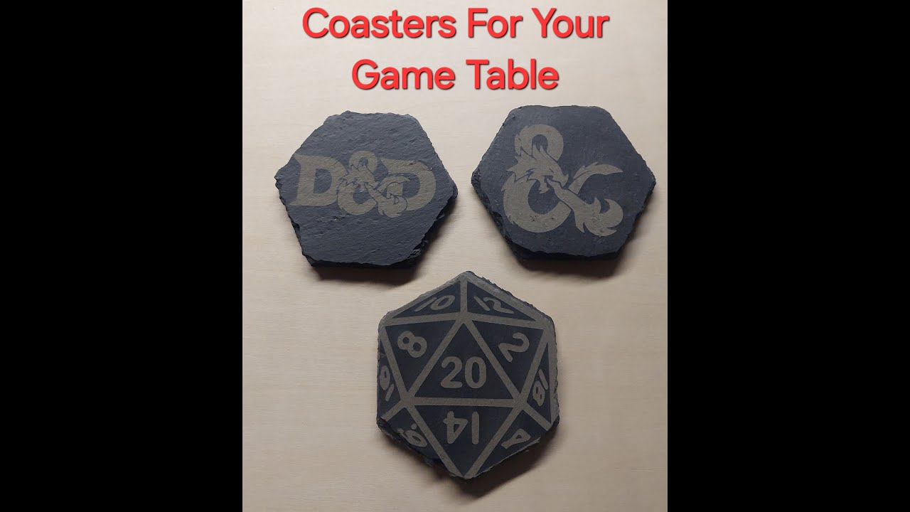 Let's Make Some D&D Coasters! - YouTube