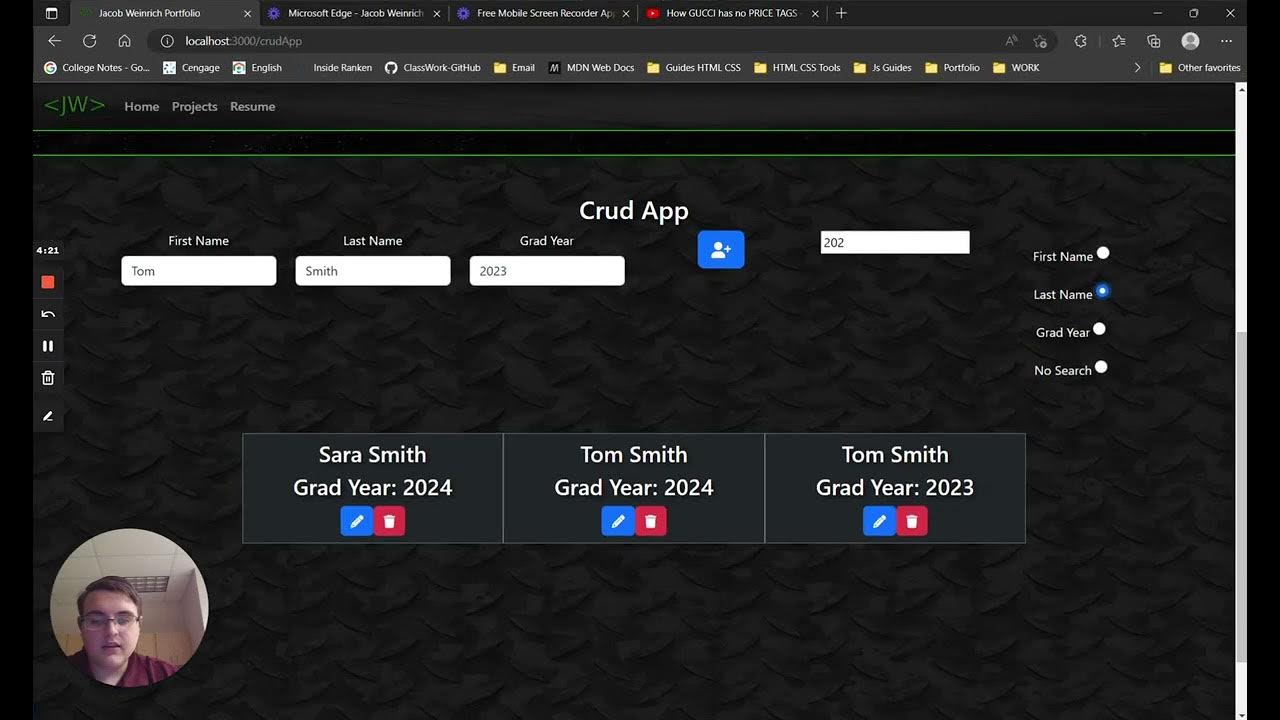 Crud React App Demo - YouTube