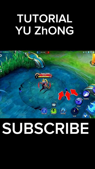 Yu Zhong tutorial#mobilelegends - YouTube