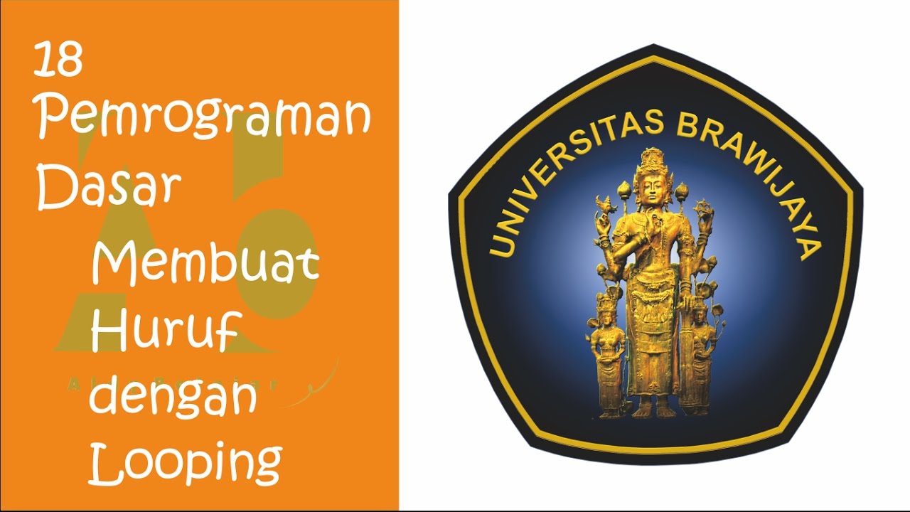 Pemrograman Dasar - 18 - Membuat Huruf dengan Looping - YouTube