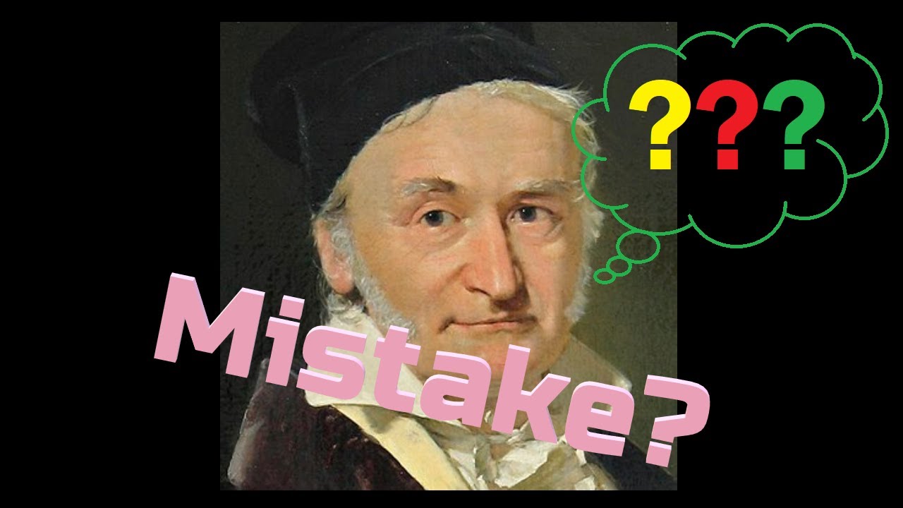A Gaussian Mistake YouTube a-gaussian-mistake-youtube