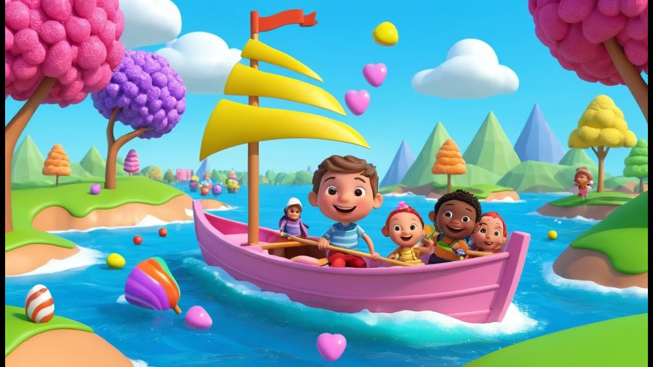 Row Row Row Your Boat to Candy Land | Sweet Adventure and Fun Learning ...