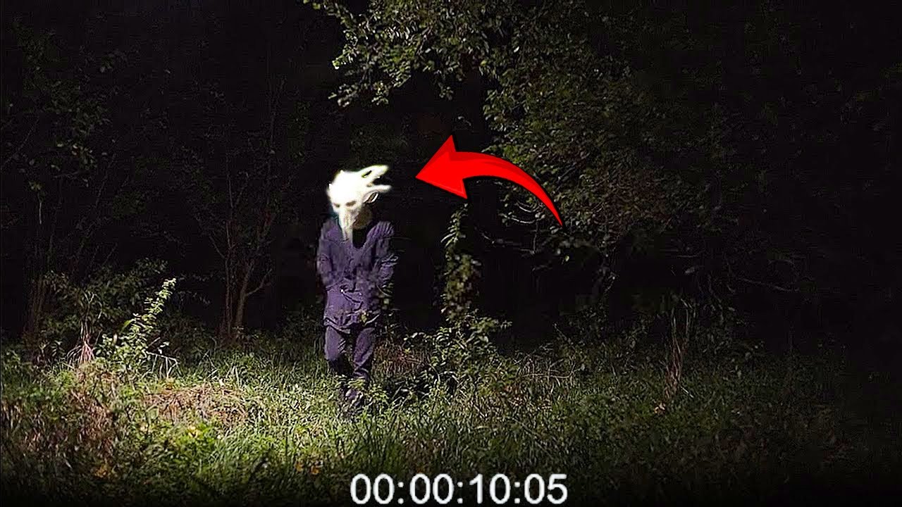 Most Disturbing Encounters Caught On Trail Camera - YouTube