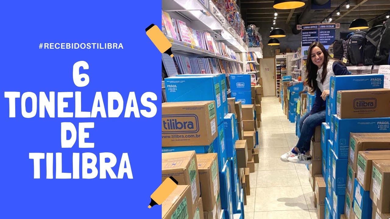 6 TONELADAS DE TILIBRA | Ana Daryma - Papelaria Art Pel - YouTube