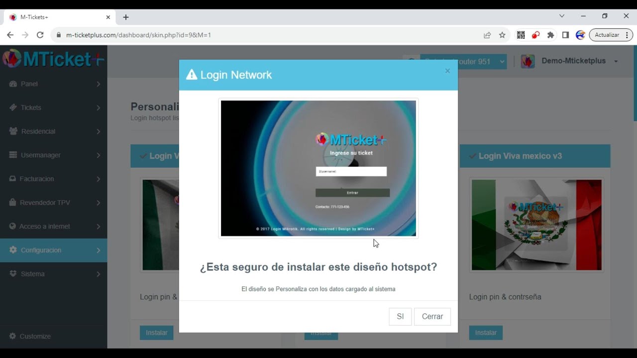 M-TicketPlus: Tu Solución de Hotspot MikroTik con Acceso Facil - YouTube