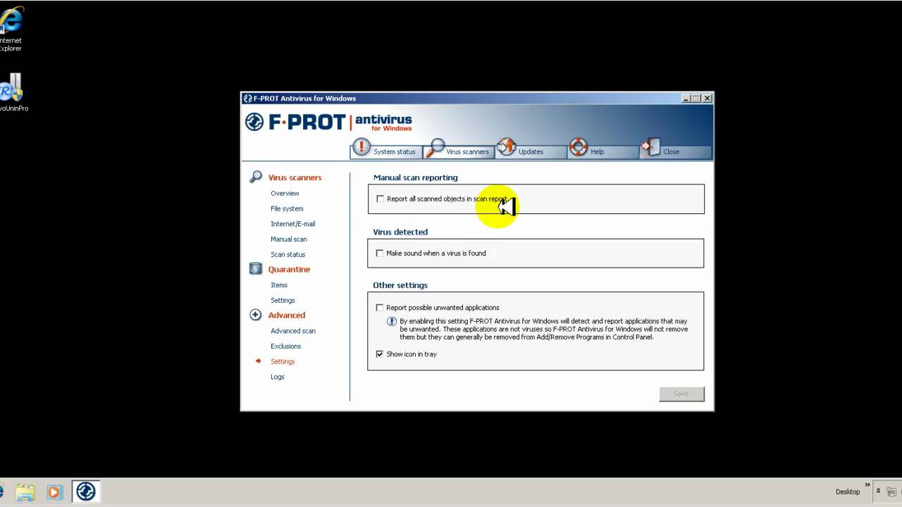 F-Prot Antivirus - Part 1 - Install and Overview - YouTube
