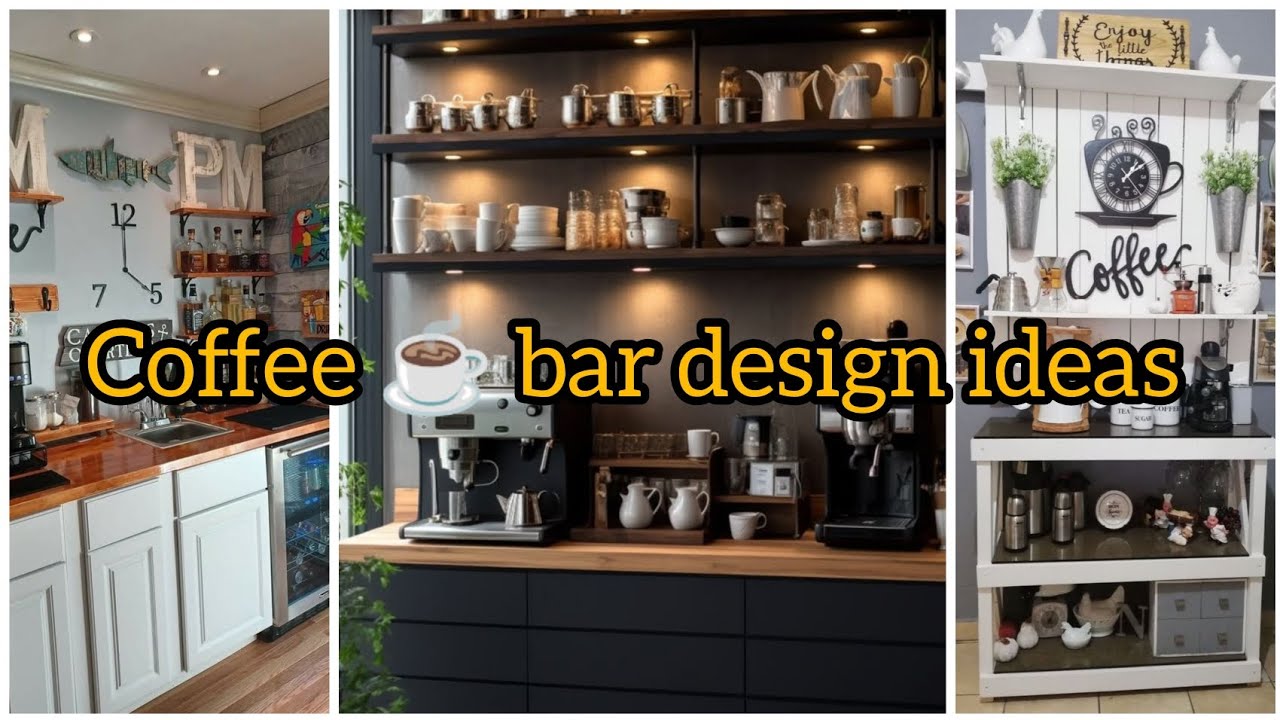 Cool Coffee Corner Ideas / Coffee bar design ideas at home / Home ...
