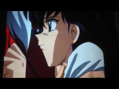Inuyasha and Kagome Real first kiss - YouTube