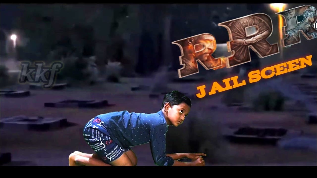 RRR Claimax jail escape scene #rrrr ramcharan #RRR #Kaveesh Kutty ...