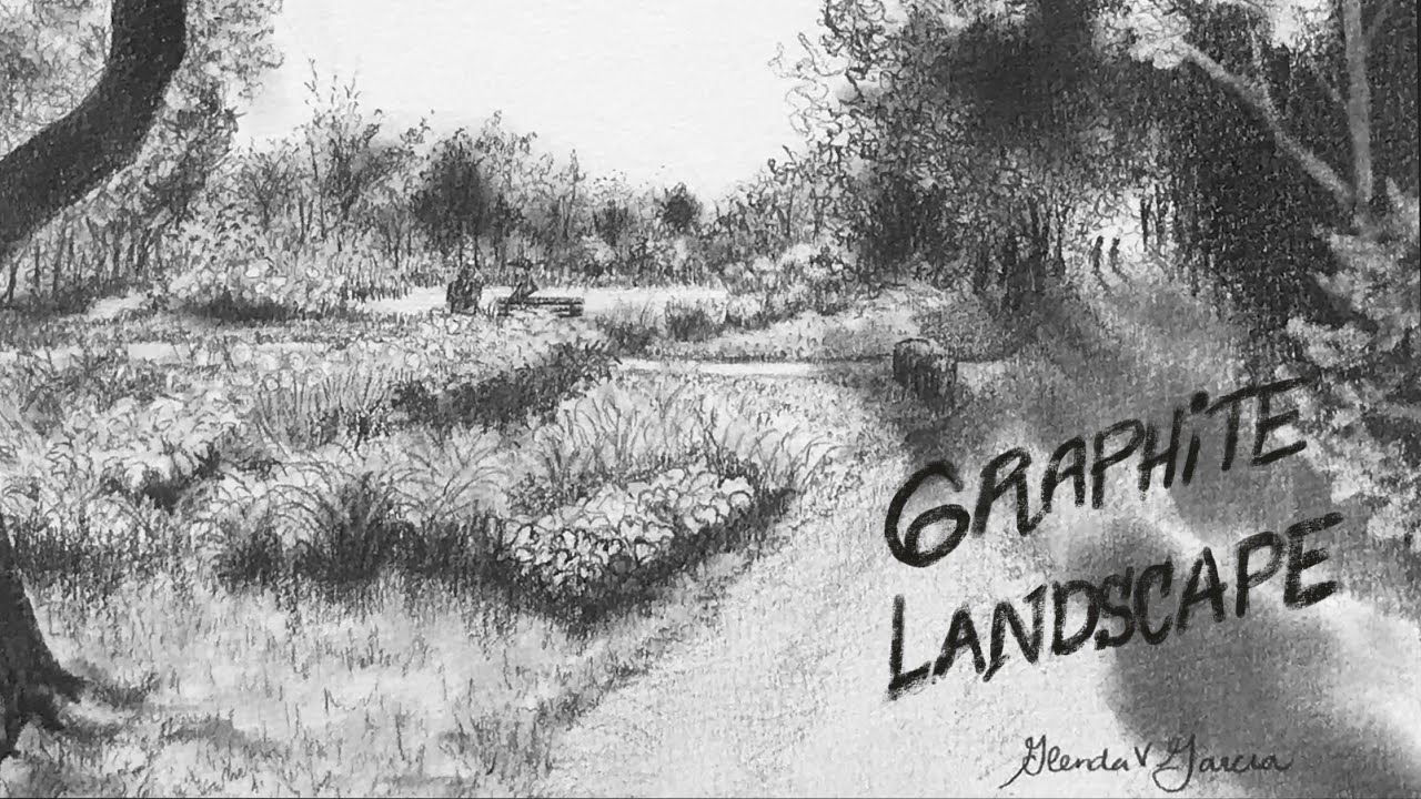 Graphite Landscape Timelapse - Artistic Journey, Confinement and Photo ...