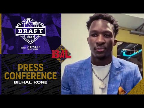 Bilhal Kone on Workouts With Malaki Starks | Baltimore Ravens