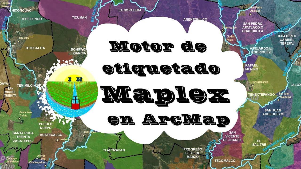 Motor de etiquetado Maplex en ArcMap - YouTube