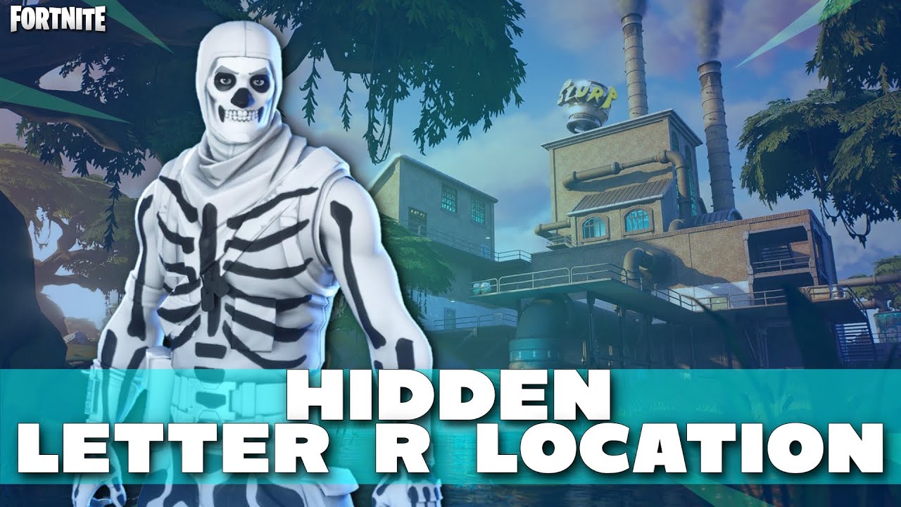 FORTNITE CHAPTER 2 - HIDDEN LETTER R LOCATION - SEASON 11 - YouTube