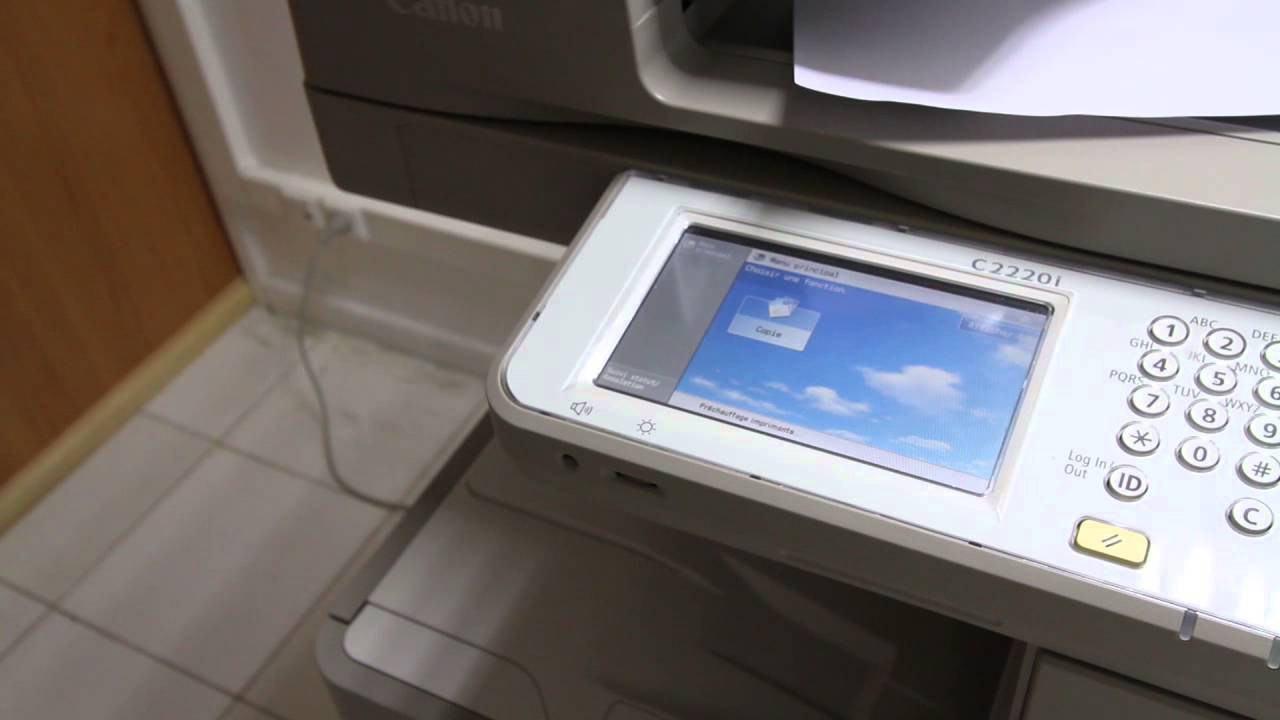 Tutoriel Canon 2020i Allumage de l'imprimante - YouTube